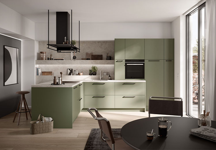 Groene keuken | Warm of fris | Eigenhuis Keukens