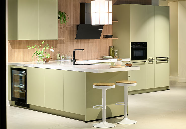 Groene keuken | Warm of fris | Eigenhuis Keukens